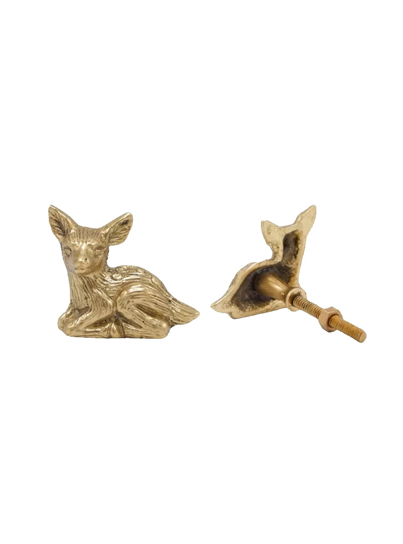Doing Goods kastknop Forest Fawn - Pure Wood