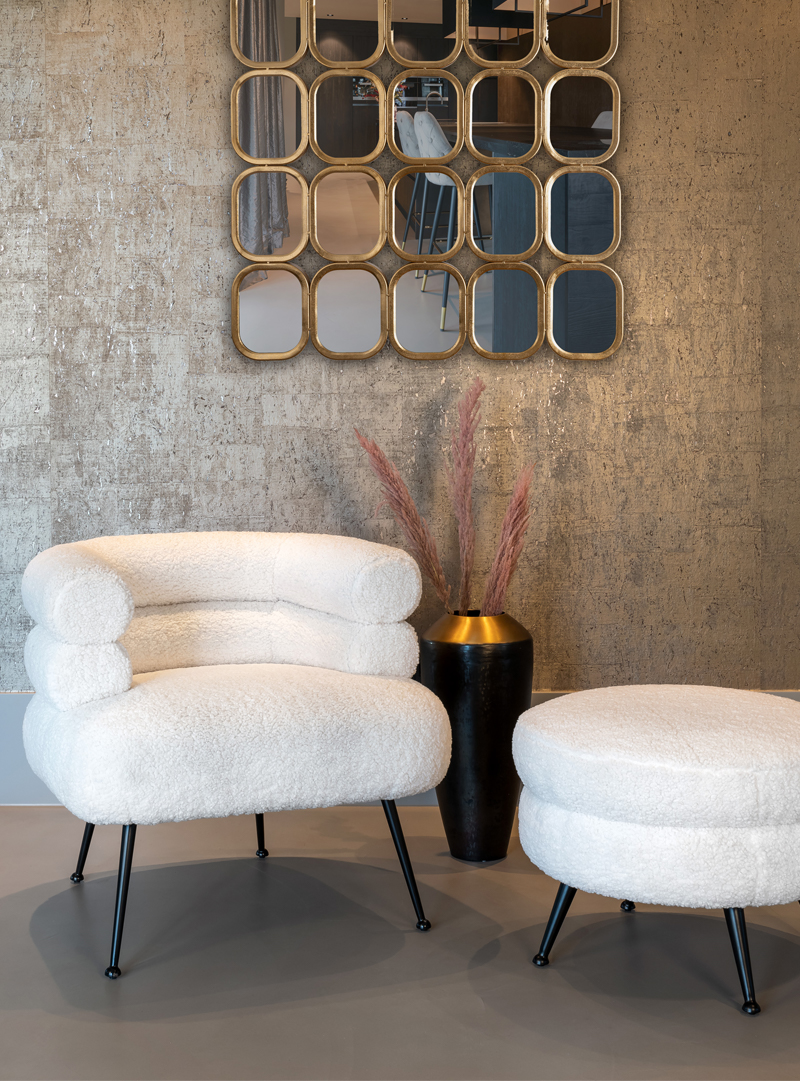 Bouclé of teddy stoel kopen? Bekijk ons aanbod! | Pure Wood