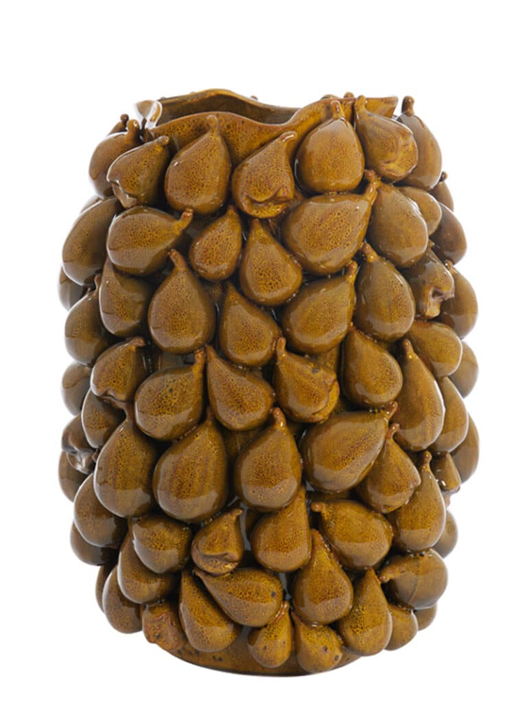 Vaas Natalia Geel Bruin - Pure Wood