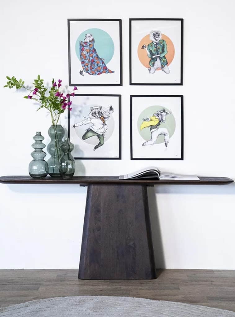 Sidetable Aurora Bruin - Pure Wood